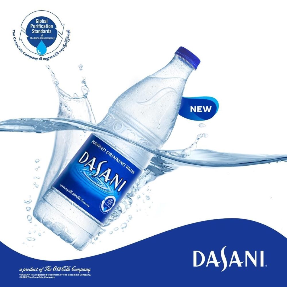 New Dasani purified drinking water in Myanmar - Mini Me Insights