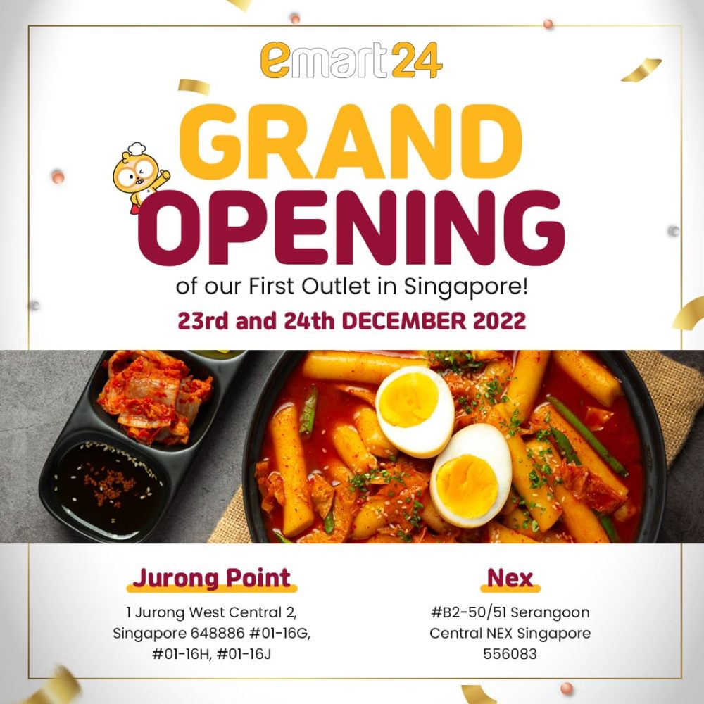 Emart24 opens in Singapore - Mini Me Insights