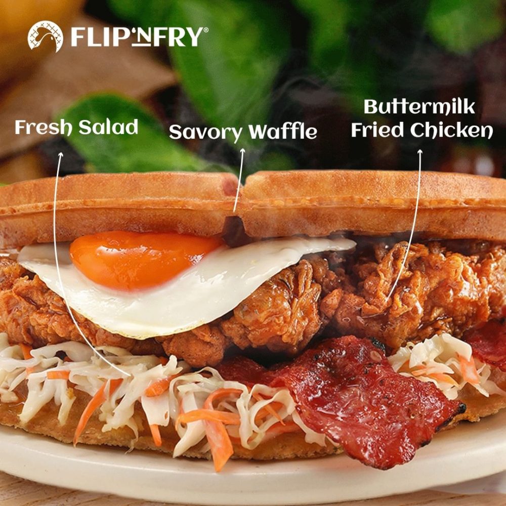 Flip'NFry offers new waffle sandwich concept in Jakarta - Mini Me Insights