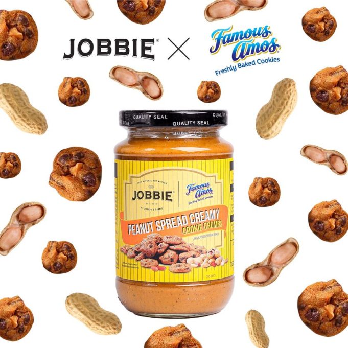 New Jobbie x Famous Amos Cookie Crumbs Peanut Spread - Mini Me Insights