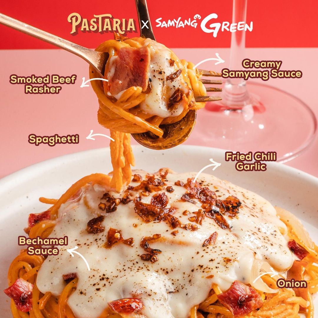 Pastaria and Samyang Green launch Spaghetti Samyang Carbonara - Mini Me ...