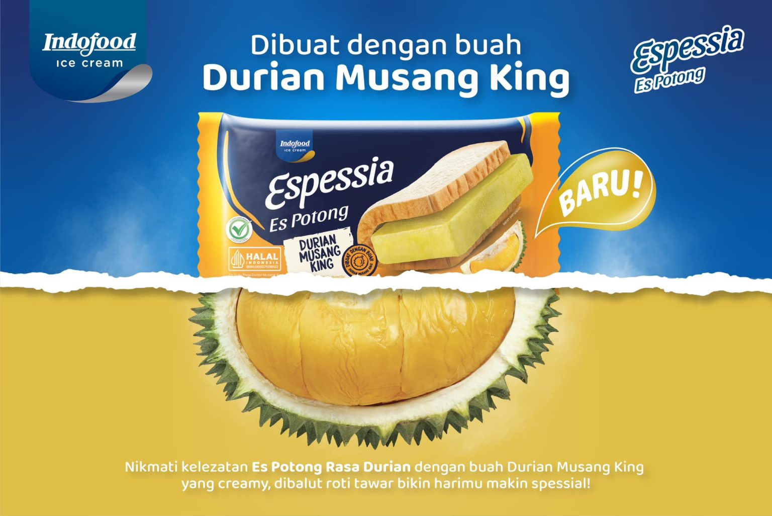 Indofood debuts latest Espessia Es Potong Musang King flavour - Mini Me ...