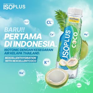 ISOPLUS isotonic drink now with coconut water to improve hydration ...