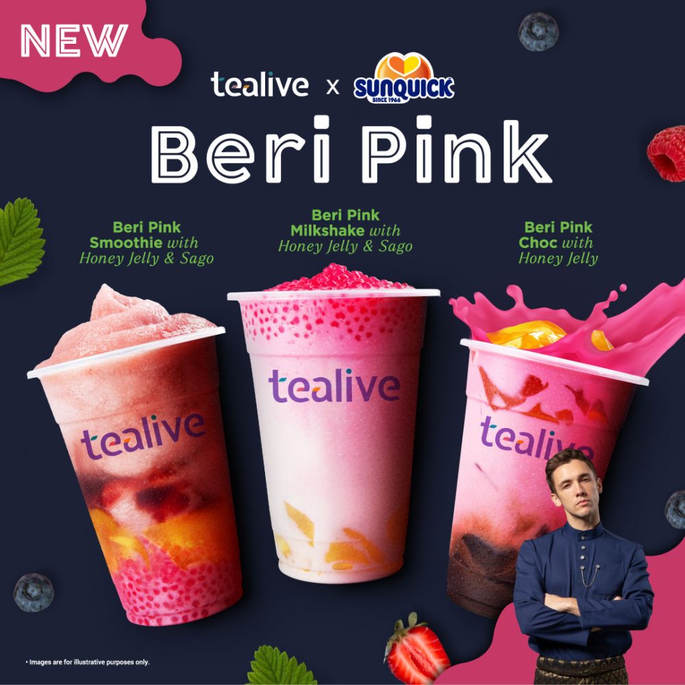 Tealive collaborates with Sunquick to launch Beri Pink - Mini Me Insights