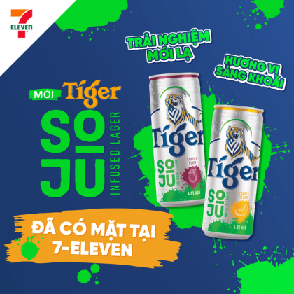 Vietnam gets its Tiger Soju Infused Lager - Mini Me Insights