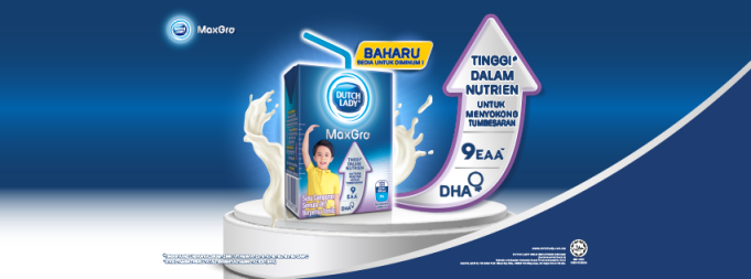 Dutch Lady MaxGro in UHT format helps children grow taller - Mini Me ...