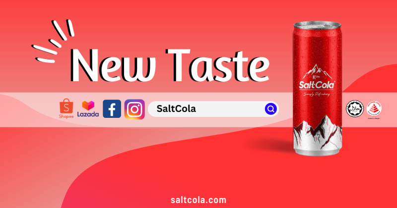 SaltCola by KrõBe in Thailand offers a sweet and salty taste to cola ...