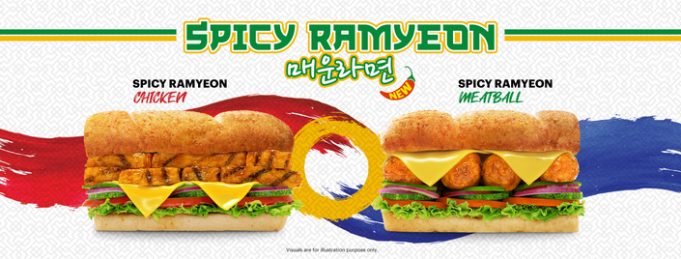 Subway Malaysia offers Spicy Ramyeon - Mini Me Insights