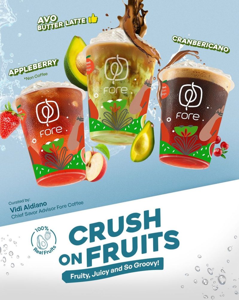 Fore Coffee launches Crush on Fruits curated by Vidi Aldiano - Mini Me ...