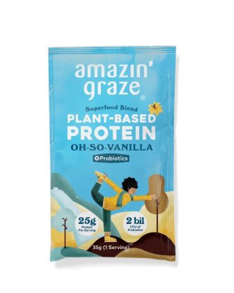 Amazin' Graze plant-based protein blend now in 35g sachet for greater ...