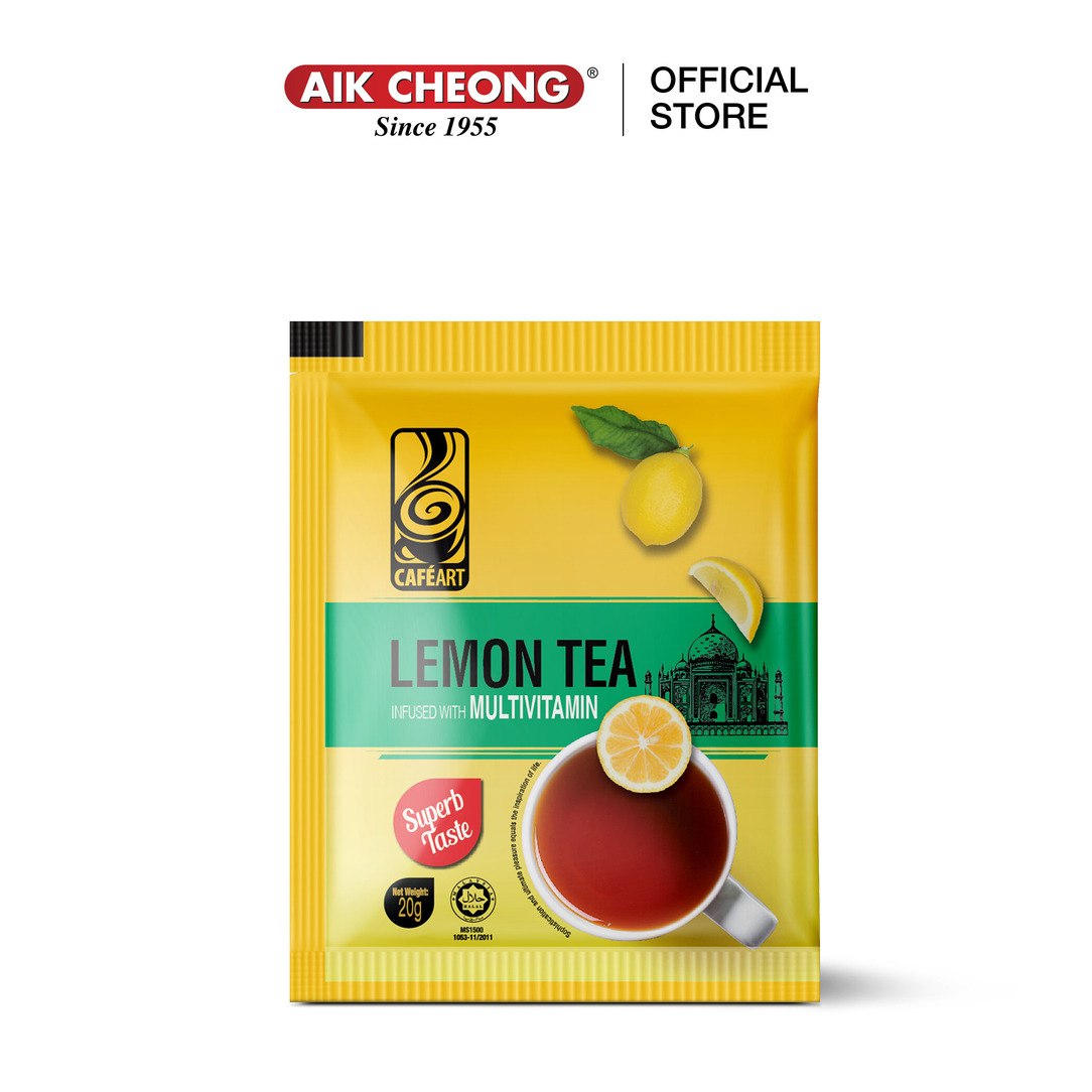 New Aik Cheong Cafe Art Lemon Tea with multivitamins - Mini Me Insights