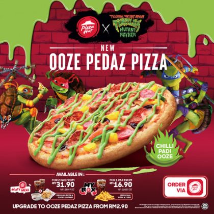 Pizza Hut Malaysia Joins Forces with Teenage Mutant Ninja Turtles for an 'Ooze-Pedaz' Experience ...