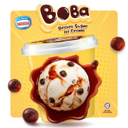 New Nestle Boba Brown Sugar Ice Cream in a shareable tub format - Mini ...