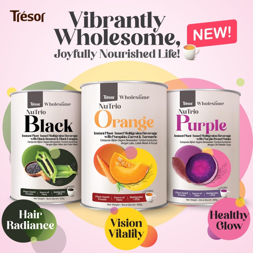 Tresor Earthfood new Wholesome NuTrio plant-based multigrain drinks ...