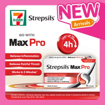 Strepsils Max Pro Lozenges specially formulated to relief inflamed sore ...