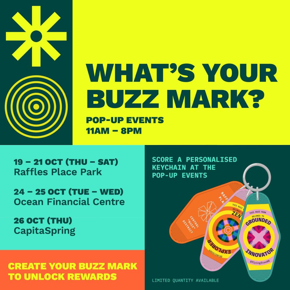 Find out What’s your Buzz Mark at Raffles Place - Mini Me Insights