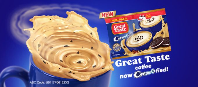 New Great Taste Cream-O Coffee Mix with real Cream-O cookie crumbles ...