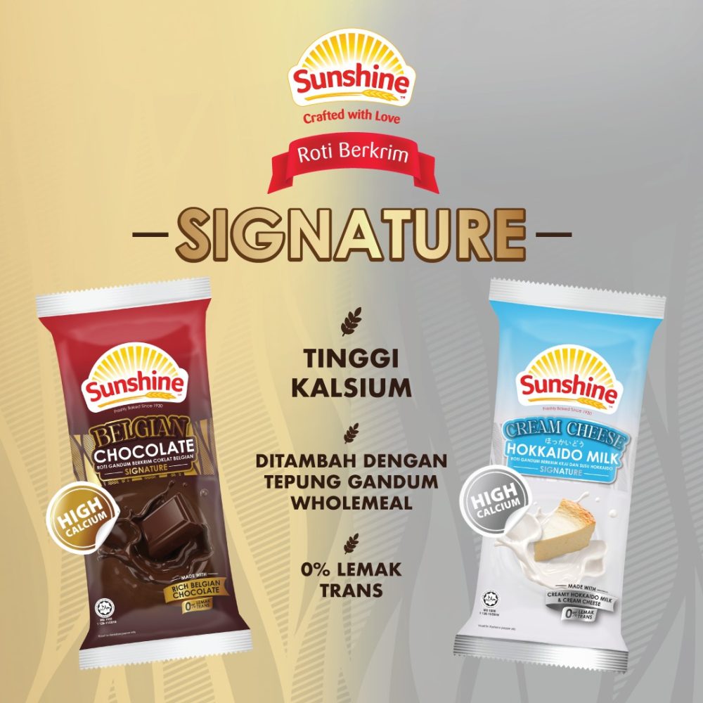 Sunshine Bakeries Malaysia launches new SIGNATURE cream bun products - Mini Me Insights