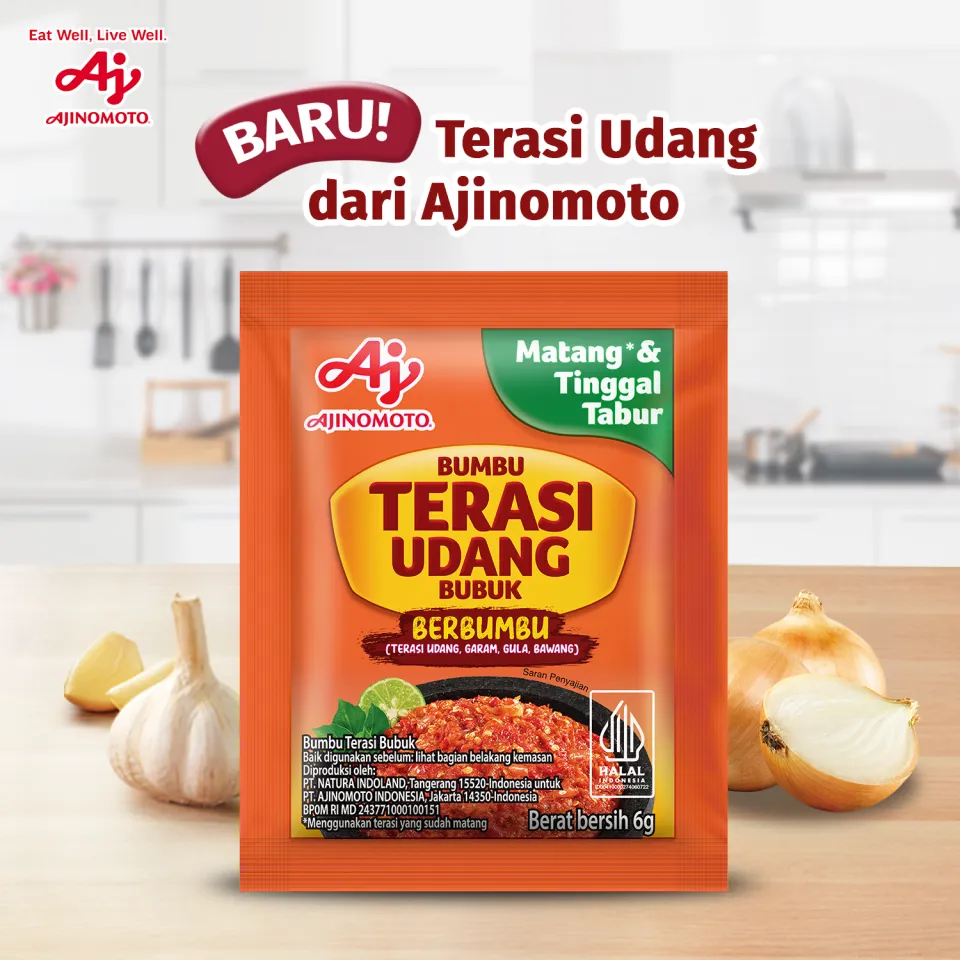 Terasi Udang shrimp paste seasoning now in powder form by Ajinomoto ...
