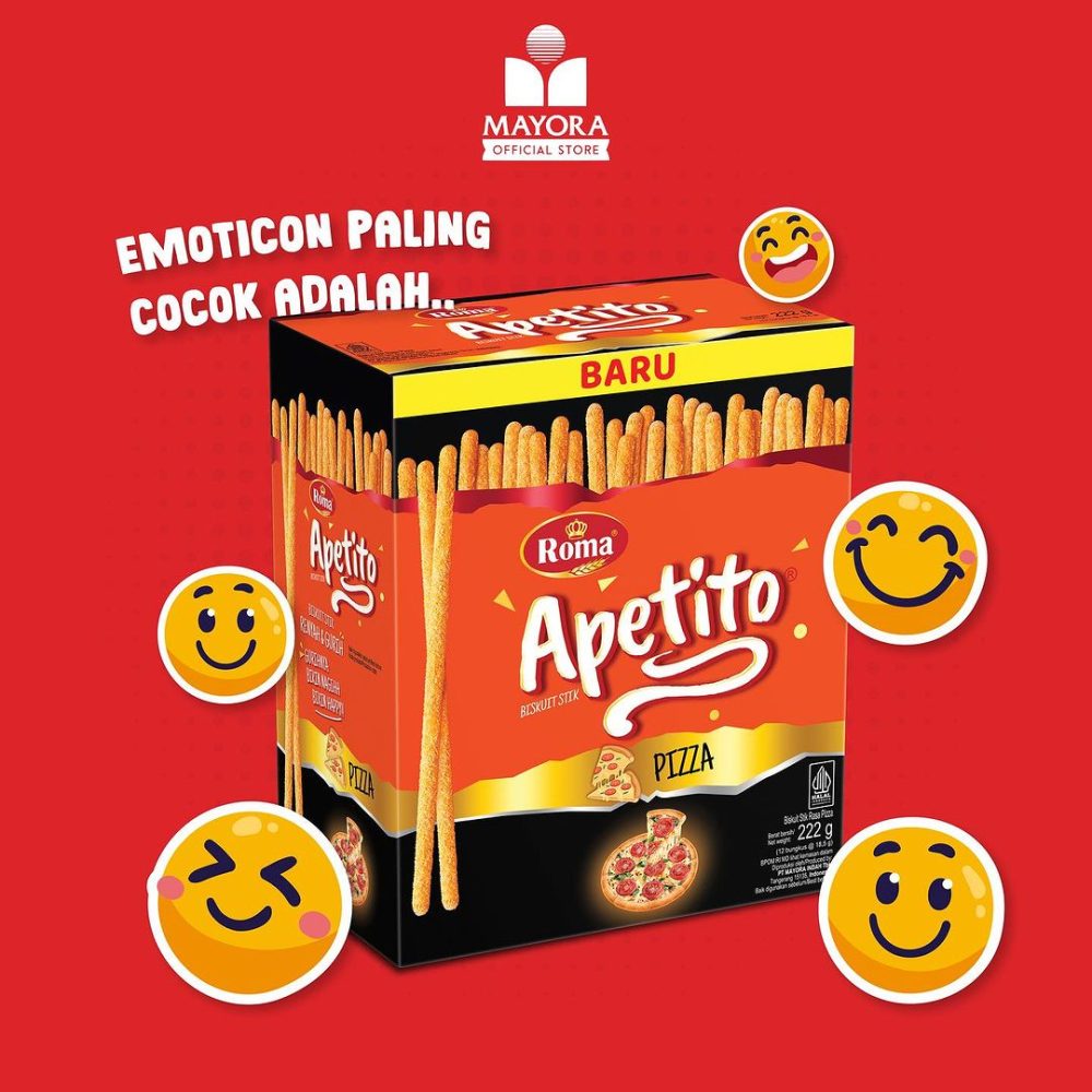 Mayora's Apetito biscuit stick has a new pizza flavour - Mini Me Insights