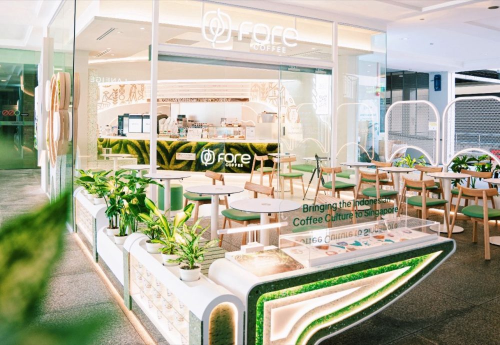 Fore Coffee opens its first store in Singapore - Mini Me Insights
