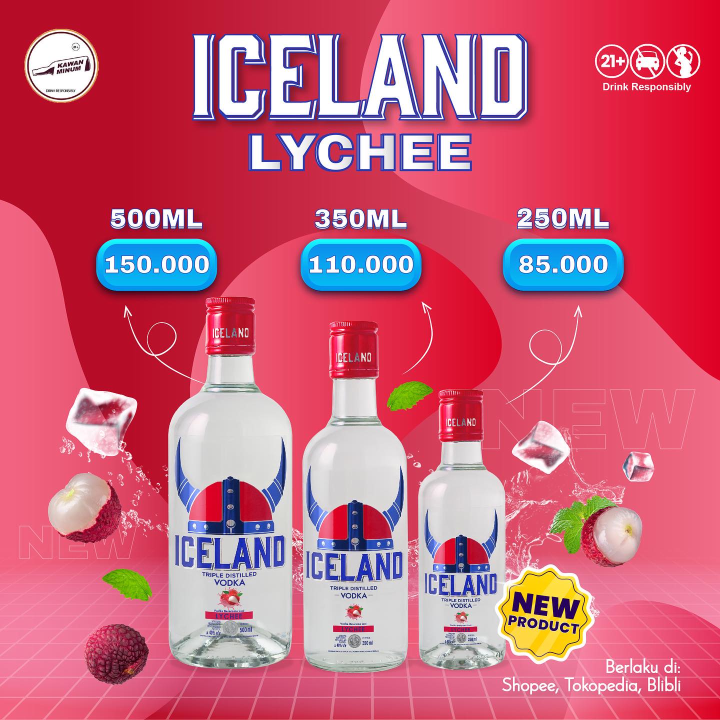 New Rajawali Prost is easy to drink, Iceland vodka has two new flavours ...