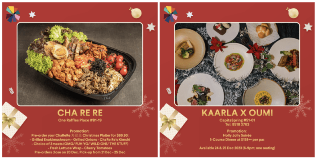 Your Ultimate Raffles Place Guide to Christmas Feasting and Jolly ...