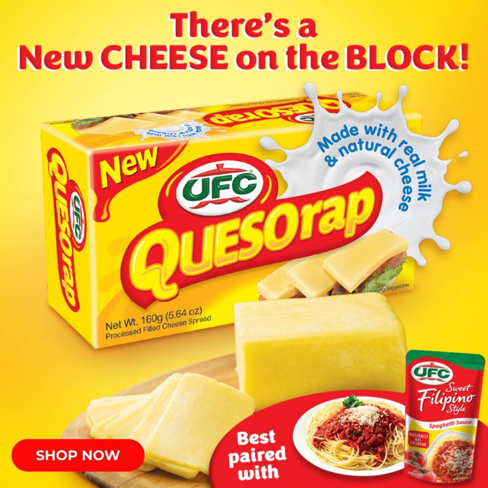 NutriAsia ventures into cheese with new cheese block UFC QUESORAP ...
