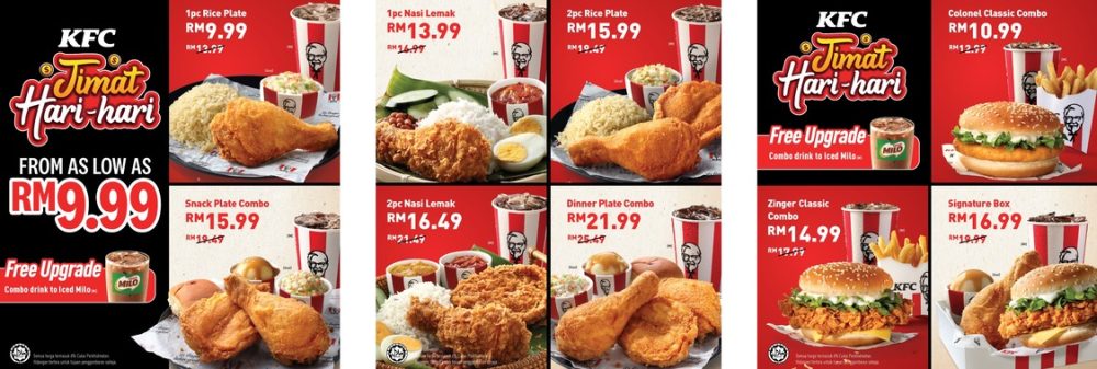 KFC Jimat Hari Hari Features a Menu of Signature Combos Starting From Only RM9.99 - Mini Me Insights