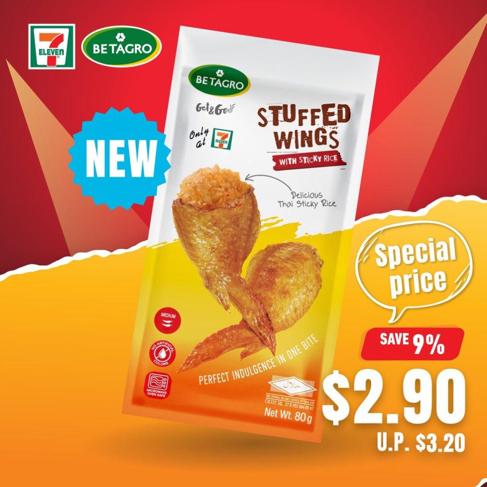 Pick up the new Betagro seasoned wings stuffed with sticky rice now at ...