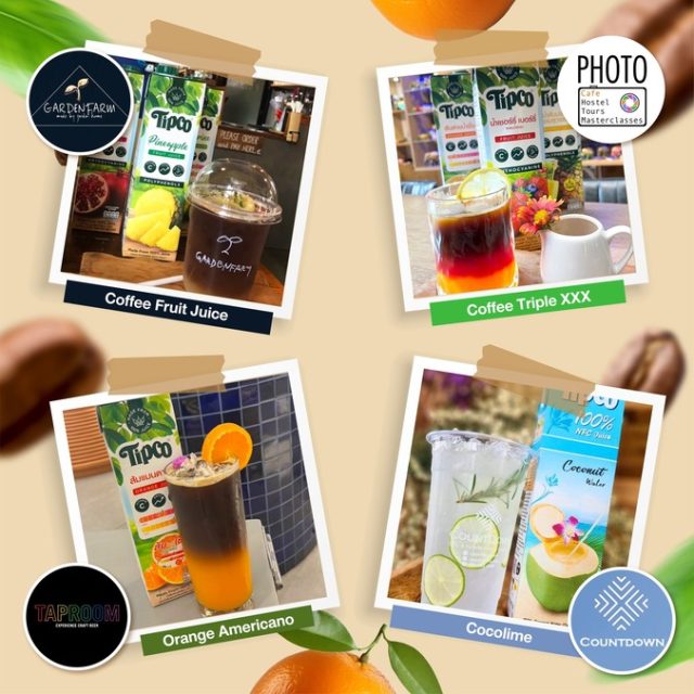 Tipco releases new Tipco Everyday Fresh Pineapple Juice with Coconut Water, Tipco x Cafe is back ...