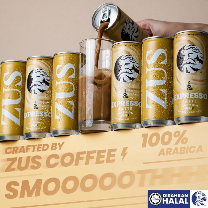 Enjoy ZUS Coffee Expresso anytime, anywhere, try the new collab with ...