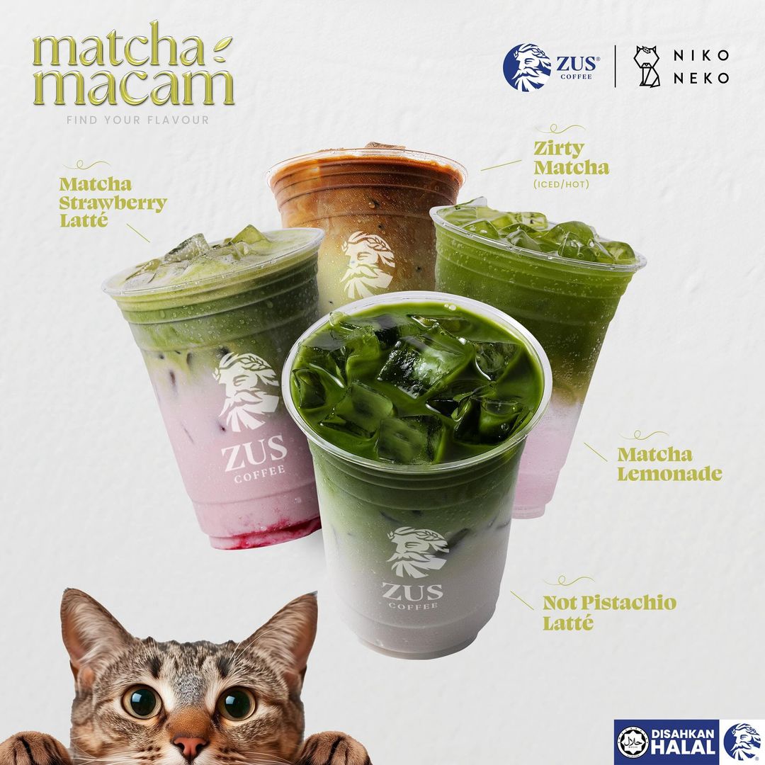 Enjoy ZUS Coffee Expresso anytime, anywhere, try the new collab with Niko Neko - Mini Me Insights