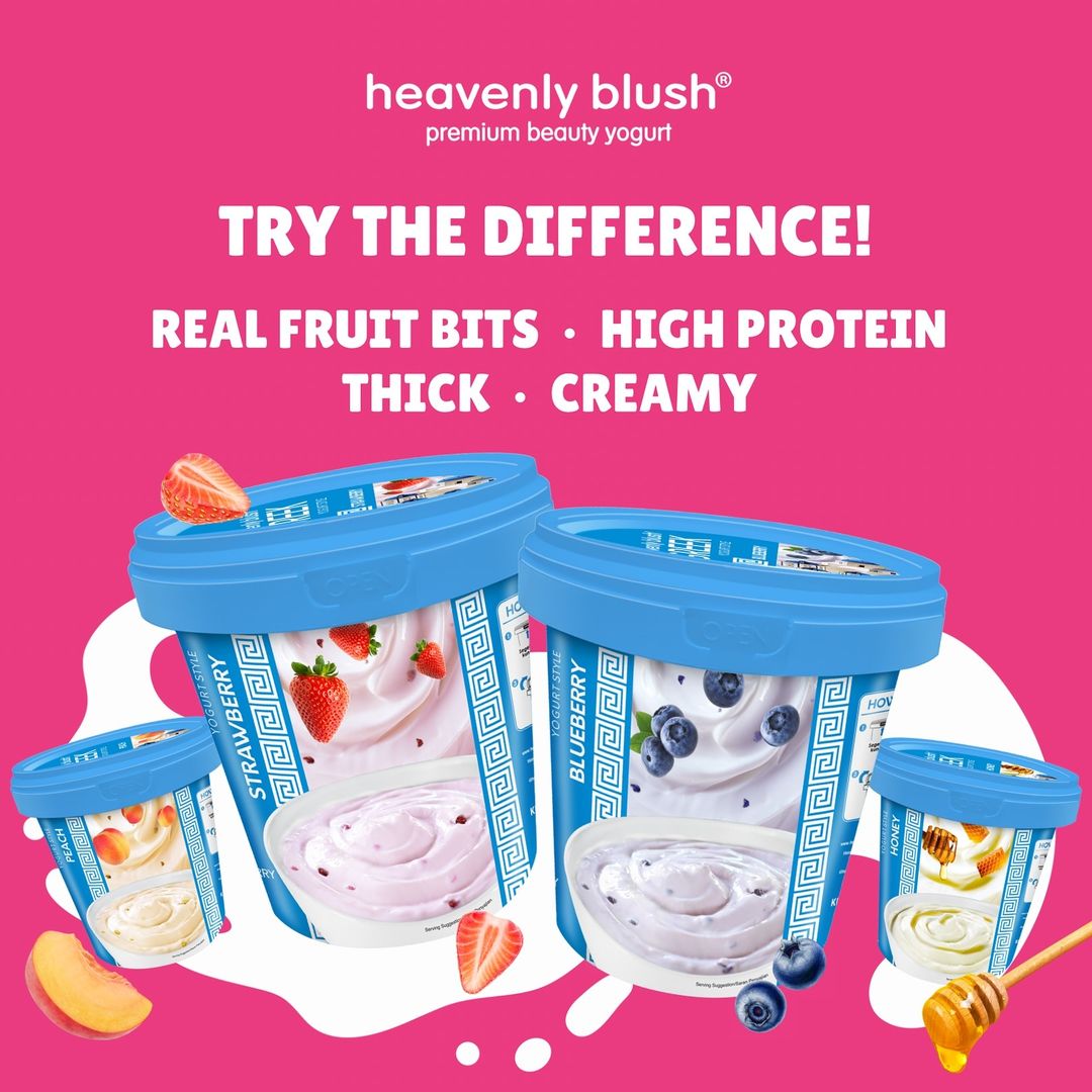 Heavenly Blush gives its yogurt range a makeover - Mini Me Insights