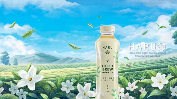 Haru Jasmine Mild Sweet Cold Brew Green Tea now available in Thailand ...
