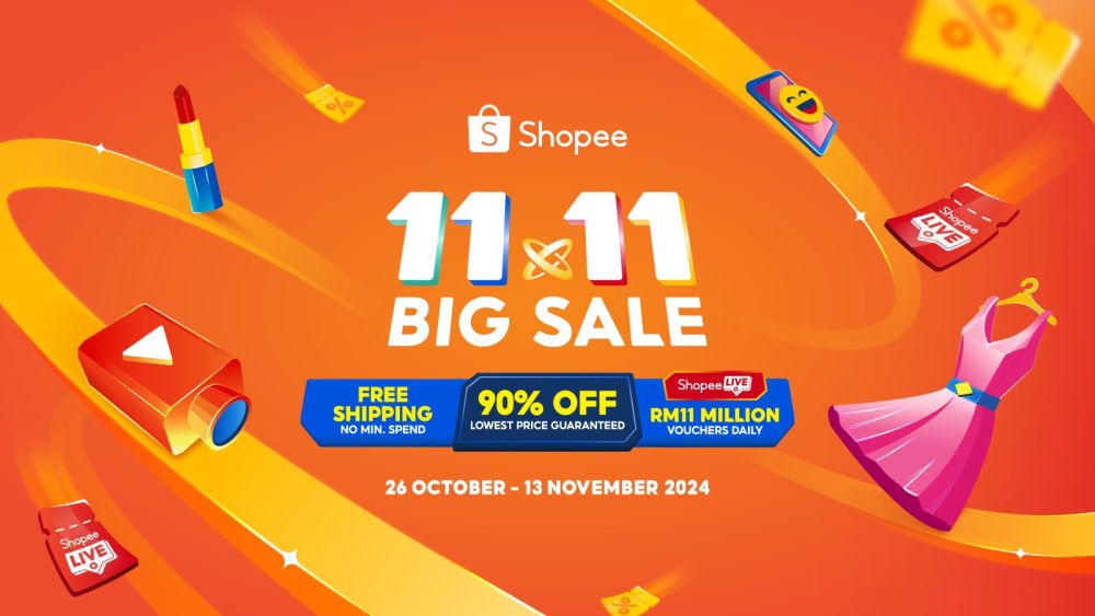 Shopee 11.11 Big Sale: Lowest Price Guaranteed, Free Shipping, and RM11 ...