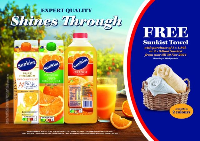 Expert Quality Shines Through: Sunkist Delivers Pure Citrus Goodness ...