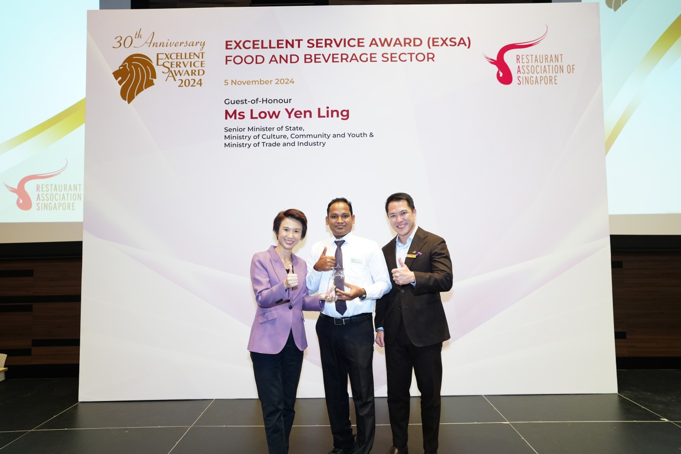 The Excellent Service Award (EXSA) honours its Superstar of Singapore’s ...