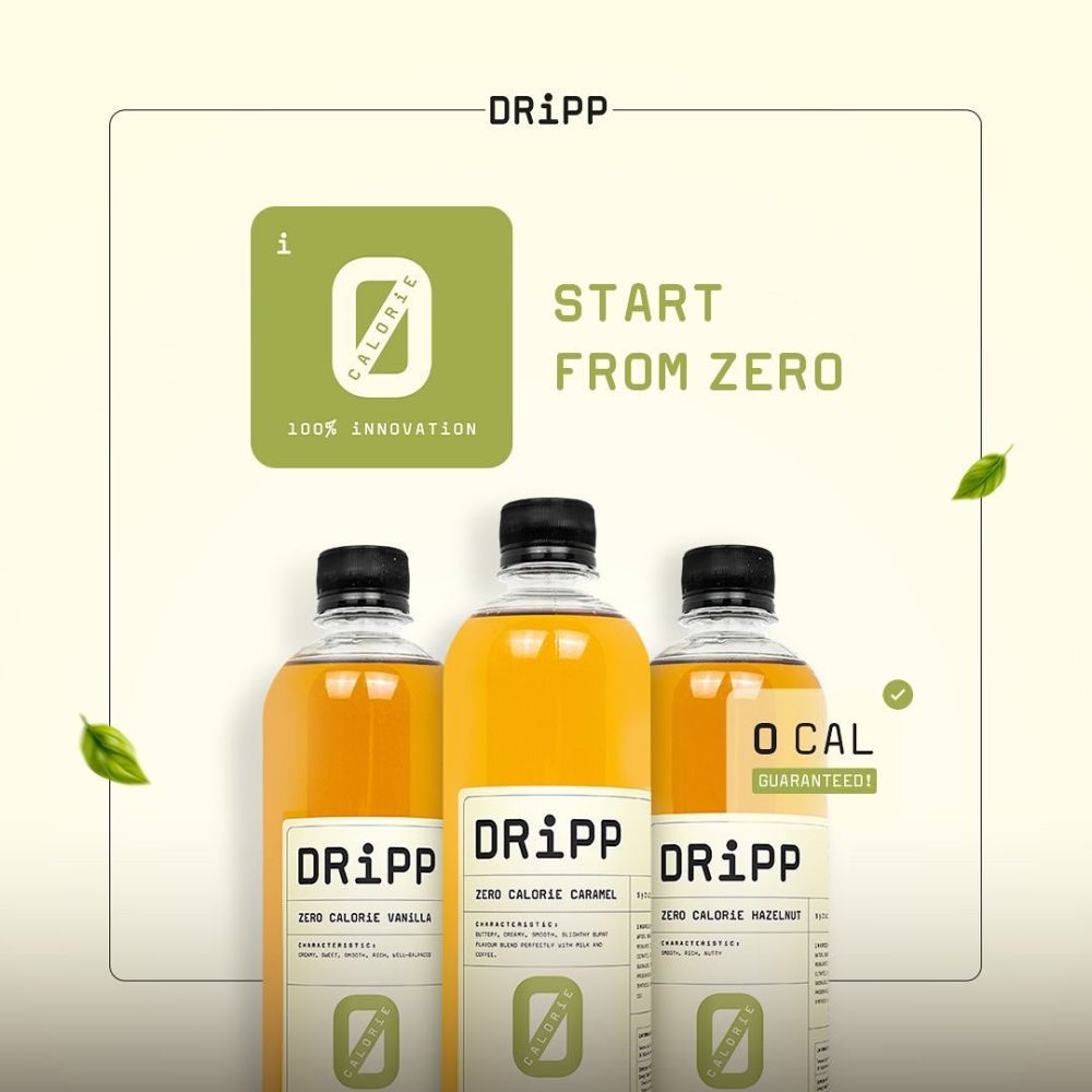 DRiPP launches zero-calorie syrups to meet health trends - Mini Me Insights