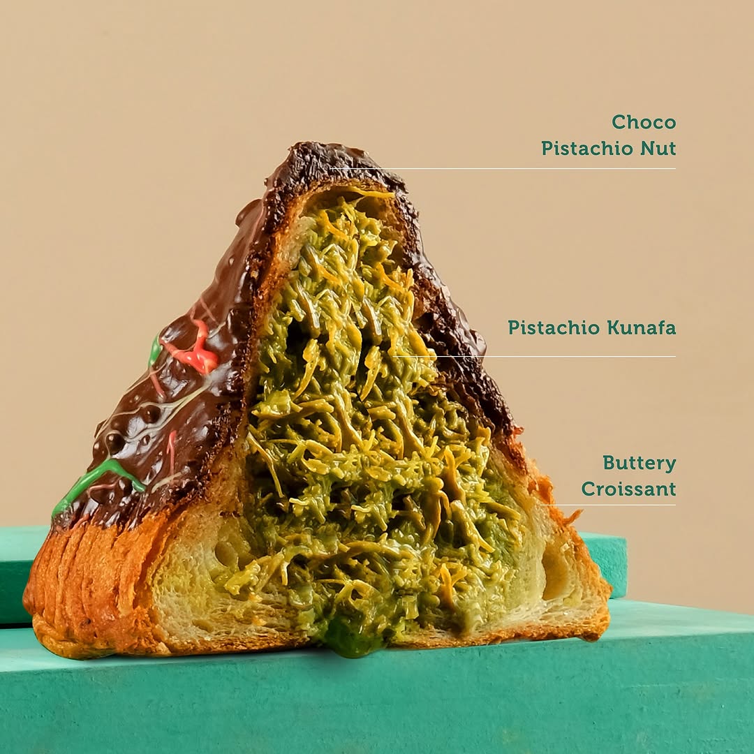 NOB Coffee & Eatery offers Dubai Chocolate-inspired cake and croissant ...