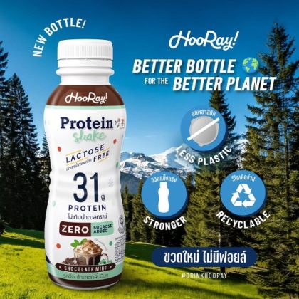 Hooray! Protein Shake Chocolate Mint now in a more sustainable bottle ...