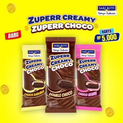 Sari Roti releases new Zuperr Creamy Choco Series, Sari Kue Dorayaki ...