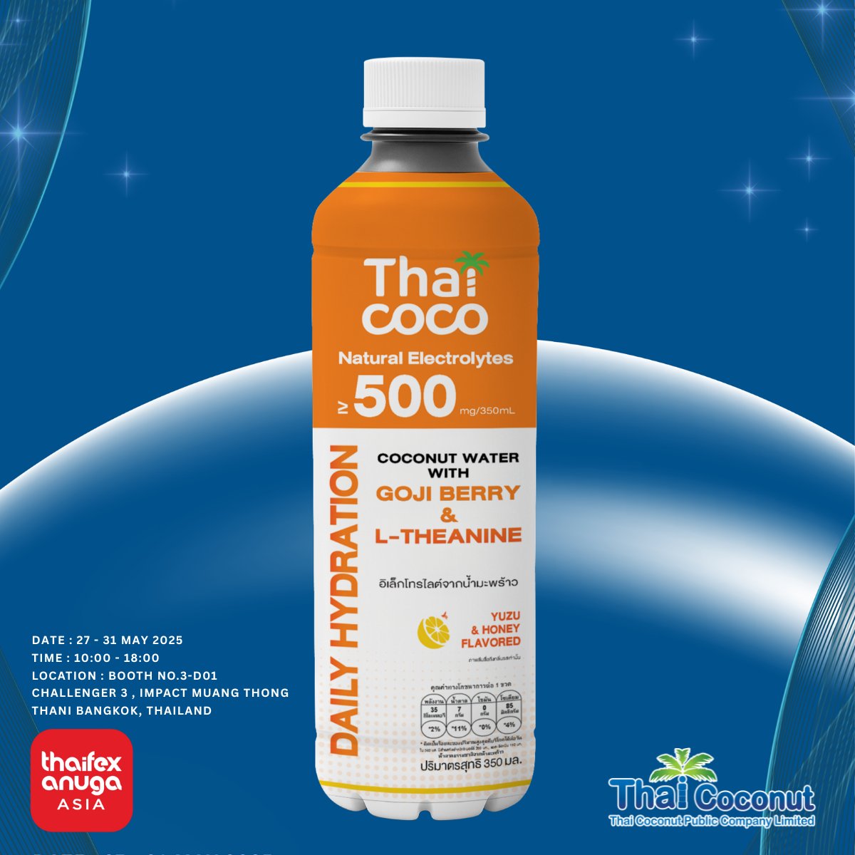 COCOCO launches new products, driving Thai coconut innovation onto the global stage at THAIFEX ...