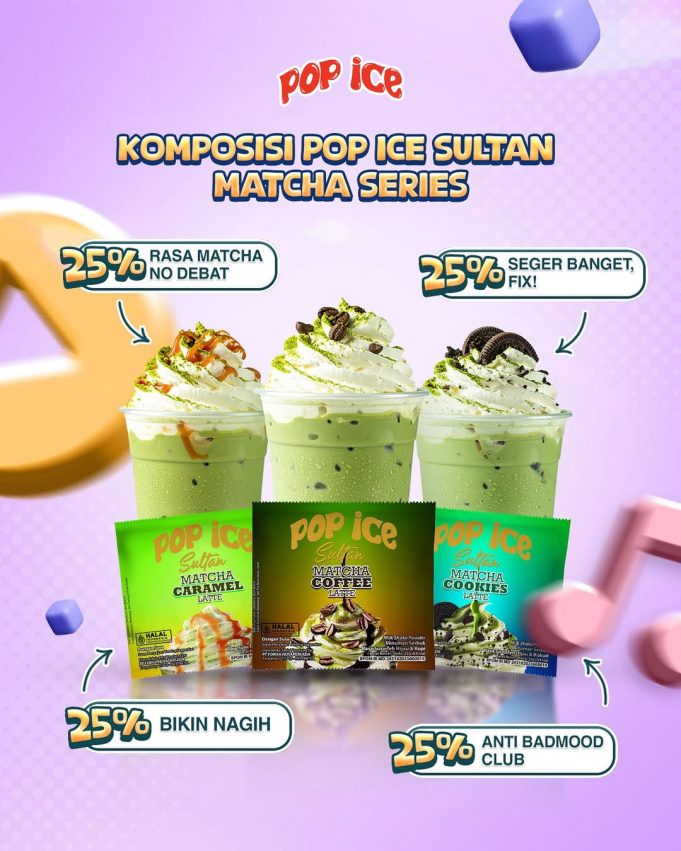 PT Forisa Nusapersada launches Pop Ice Sultan Matcha series to capture ...