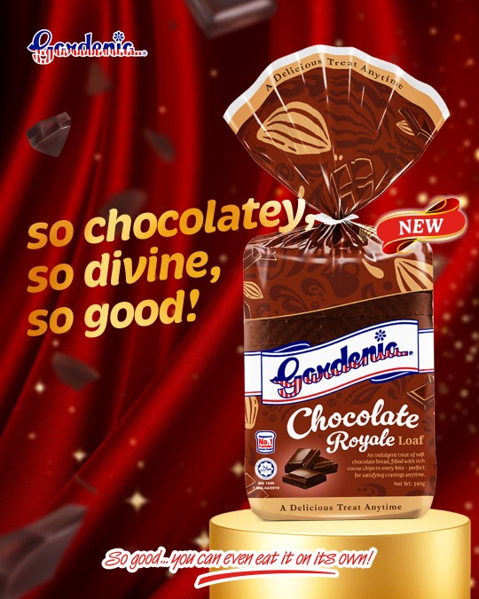 Decadence in every slice: new Chocolate Royale Loaf by Gardenia ...