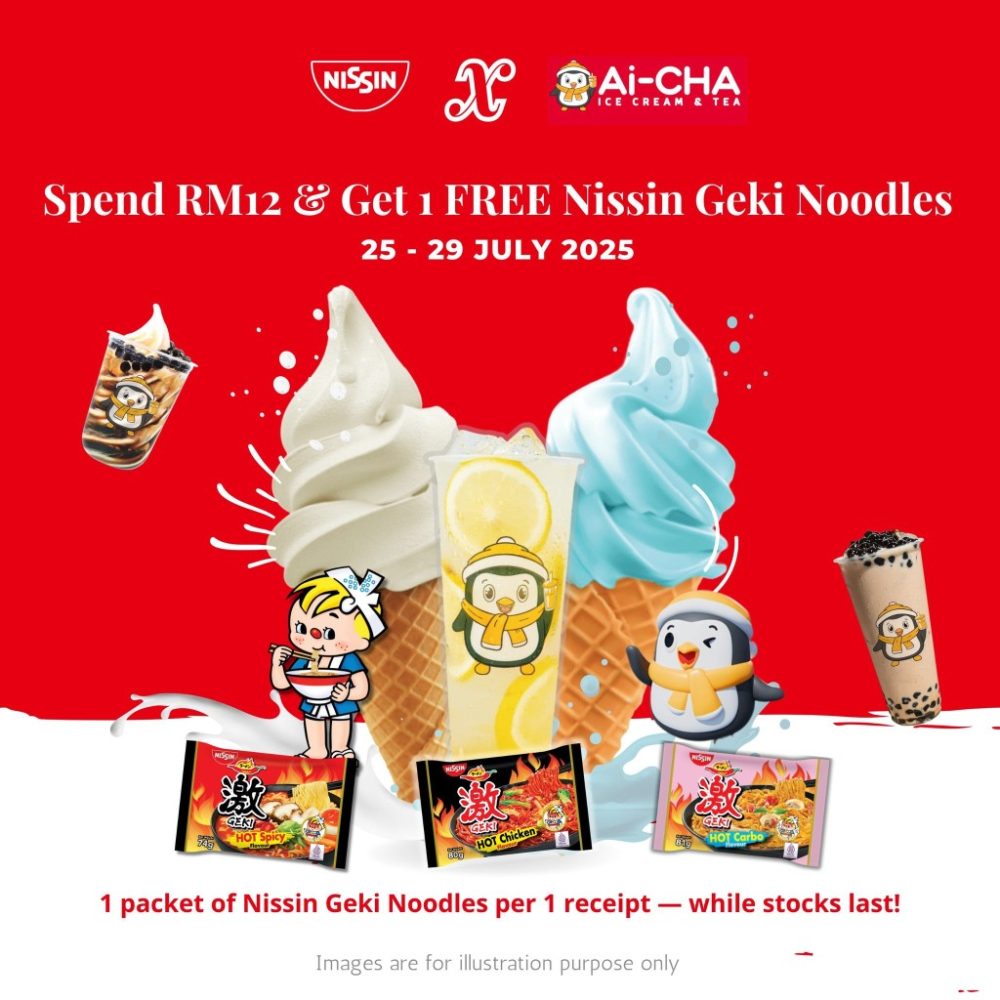 Ai-CHA x Nissin serve up free noodles in RM12 milk tea campaign - Mini ...