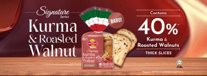 Massimo launches nutritious Kurma & Roasted Walnuts Loaf in Malaysia ...