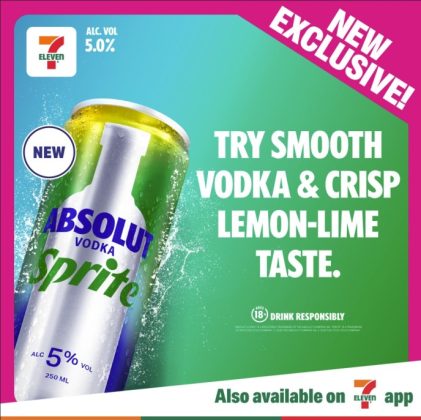 Absolut Vodka & Sprite RTD Cocktail now available in Singapore - Mini ...
