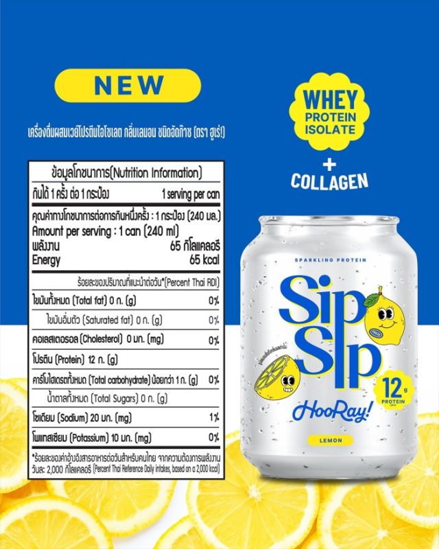 Hooray! launches SIP SIP Hooray! Sugar-Free Sparkling Protein Drink in ...