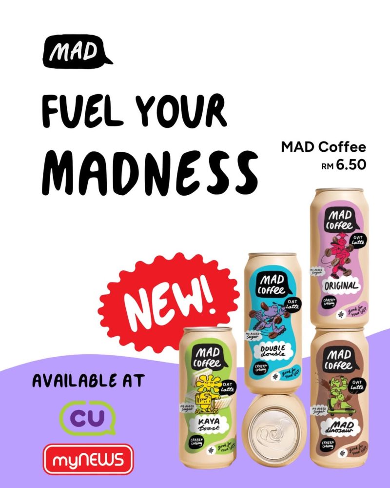 Singapore’s MAD Coffee launches four oat‑based RTD coffee drinks in ...